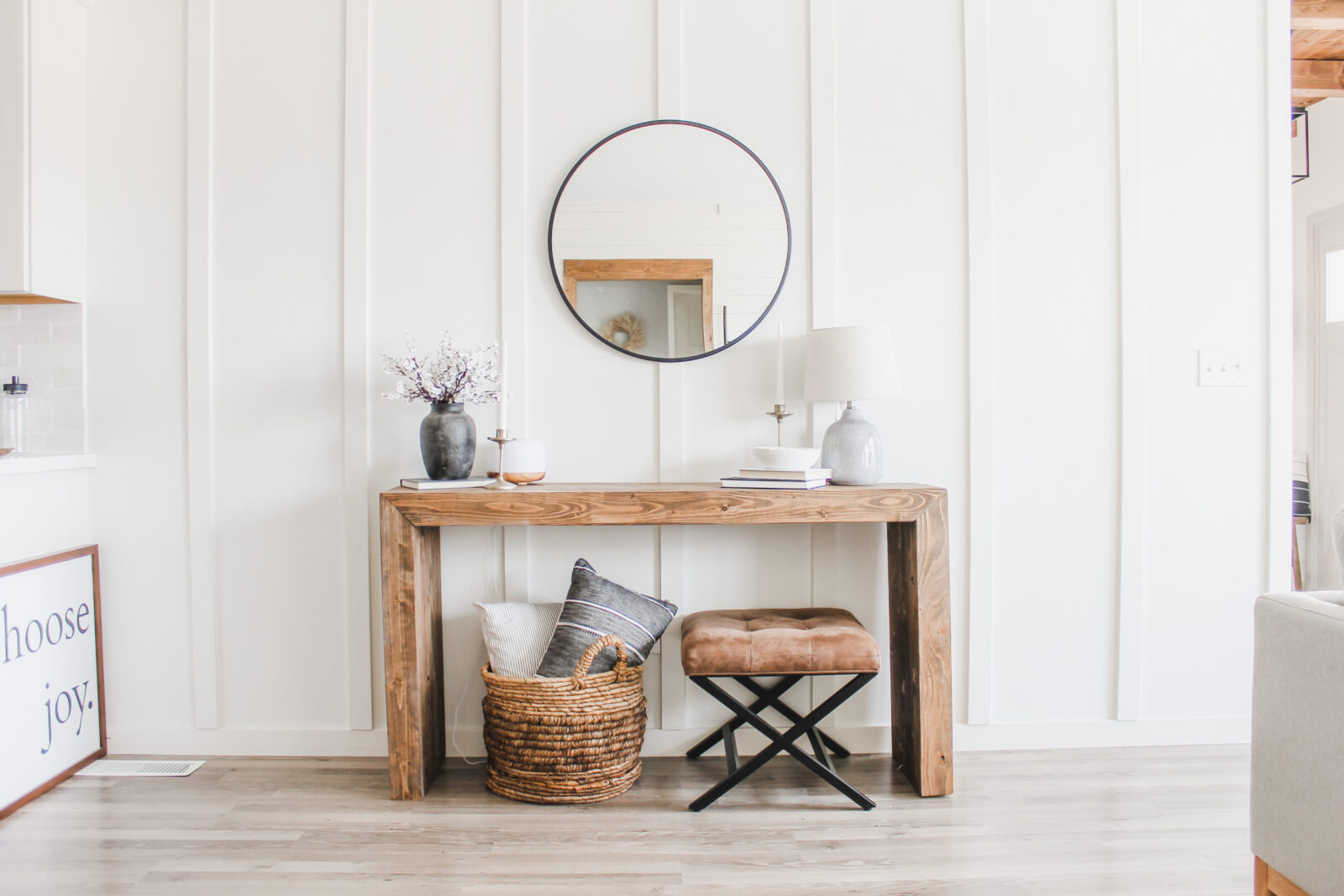DIY Entry Table - Hill House Diaries