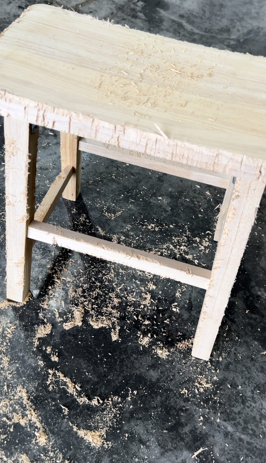 DIY Aged Stool - Hill House Diaries