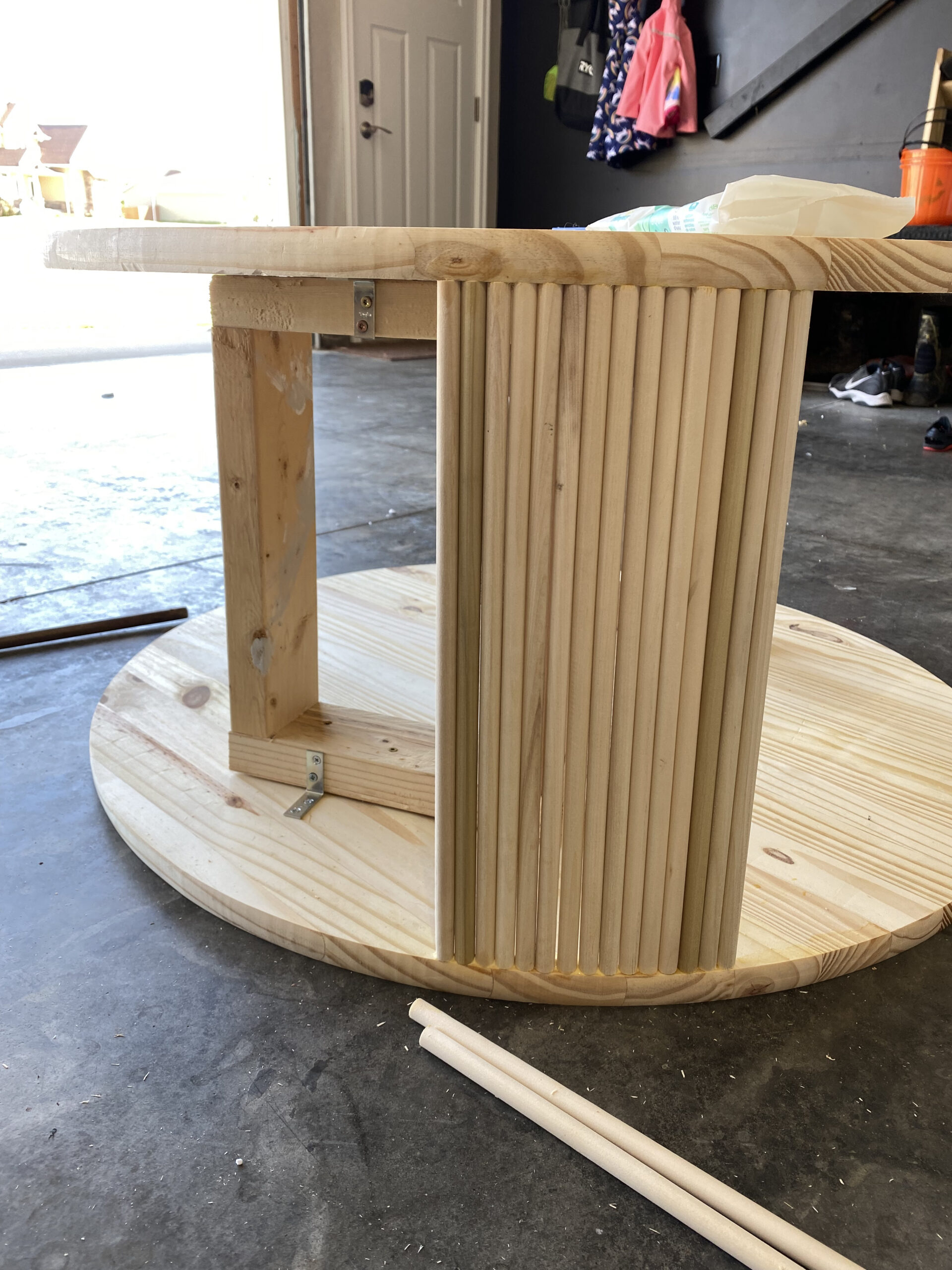 Fluted DIY Coffee Table - how to create your own - Hill House Diaries