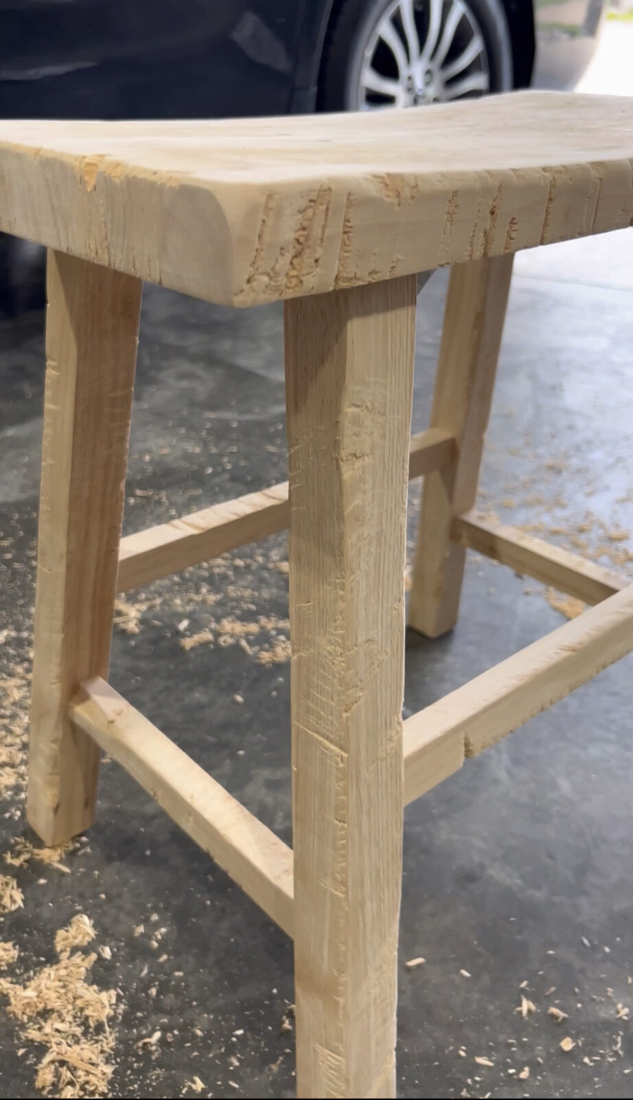 DIY Aged Stool - Hill House Diaries